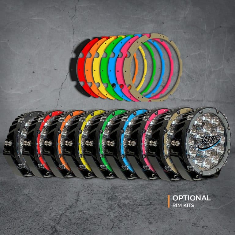 Raptor 120 LED 9" Driving Light (Pair) - Ultra Vision Lighting