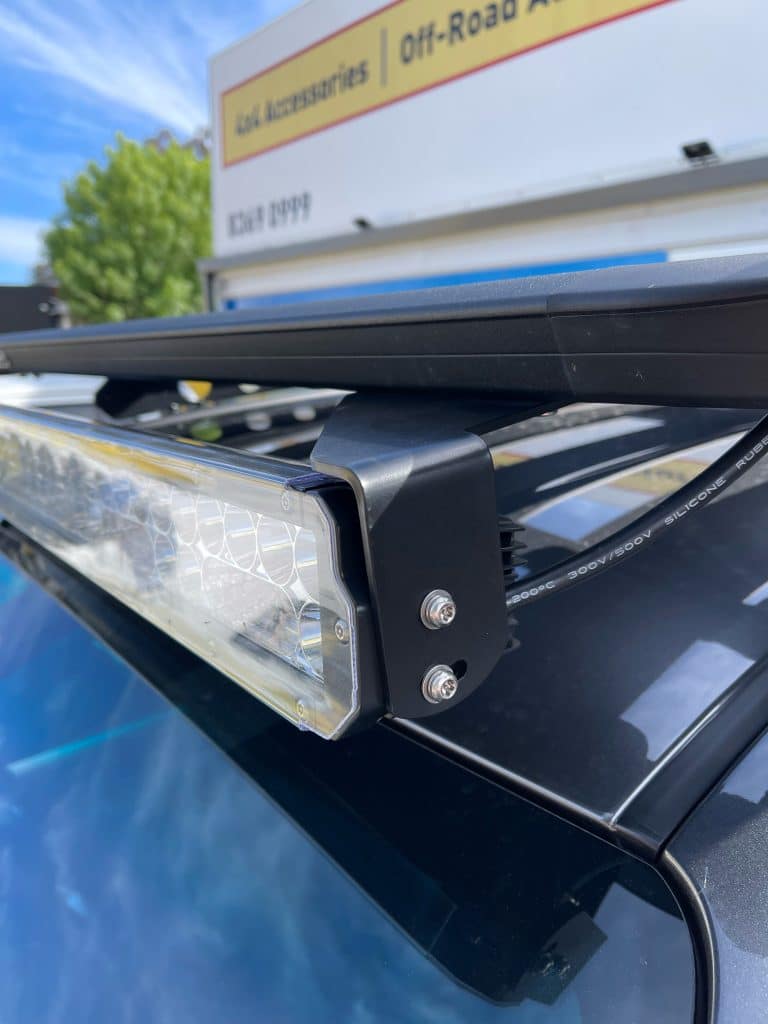 Nitro Maxx Light Bar Brackets to suit Rhino Pioneer Platform (Below-Rack)