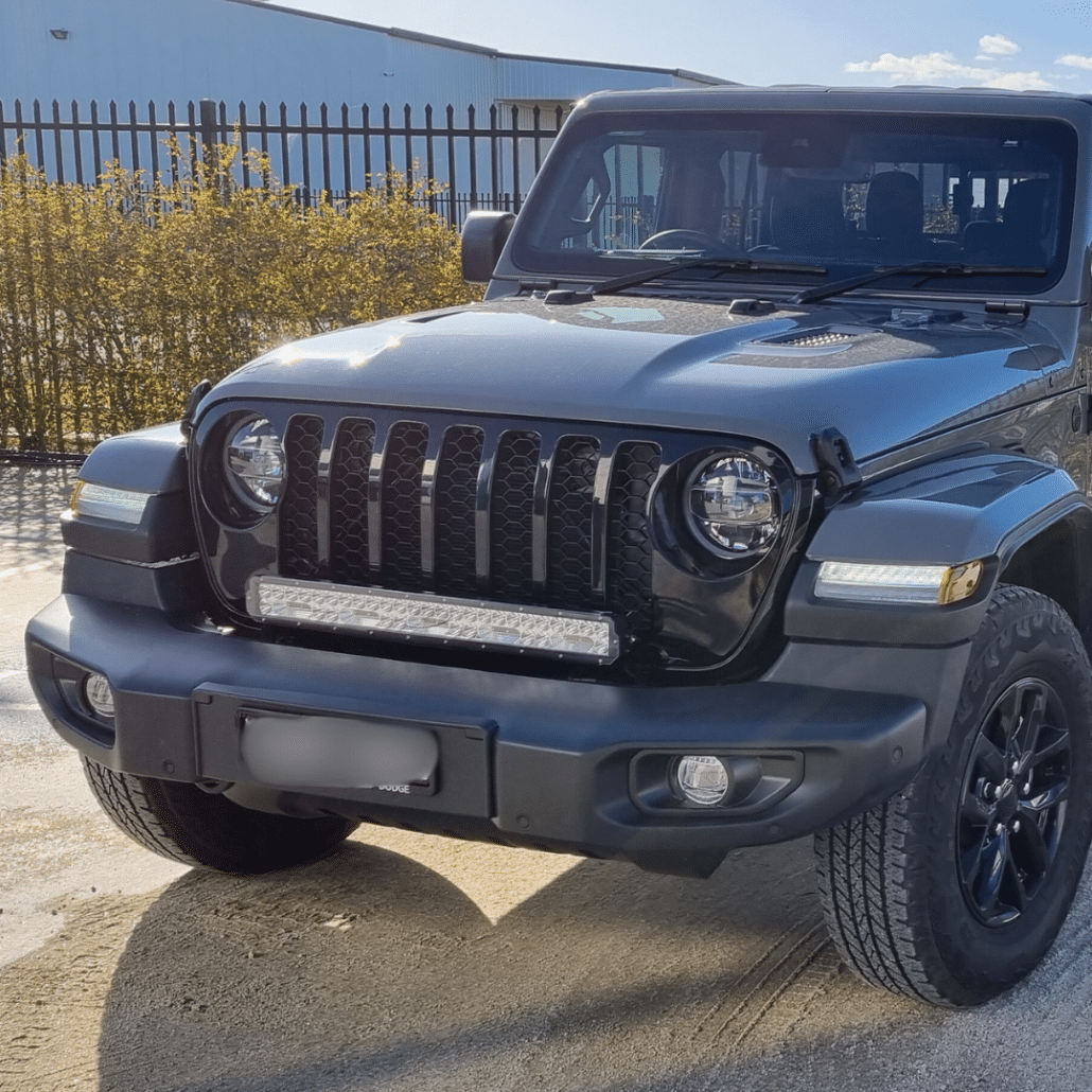 Jeep Behind Grille LED Light Bar Kits - Ultra Vision Lighting